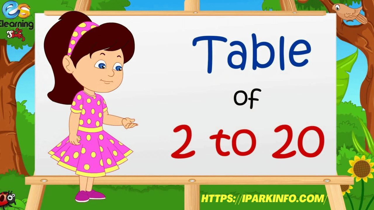 Tables from 2 to 20 - Maths Tables from 2 to 20 PDF Download
